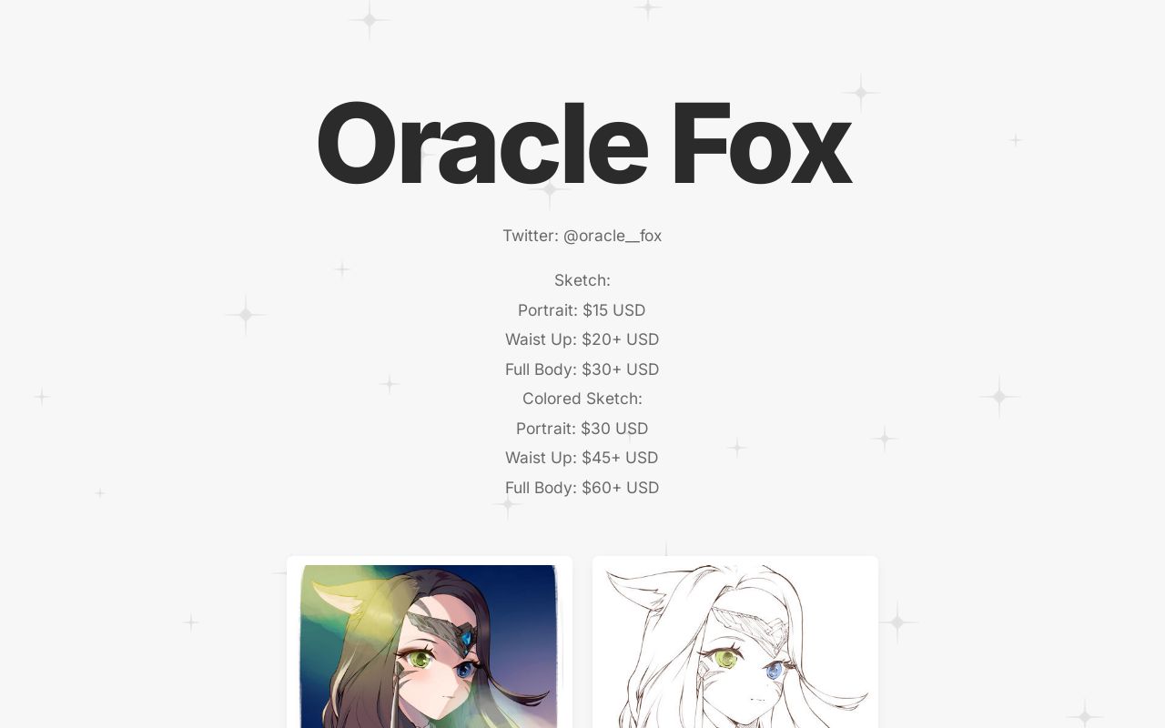 oracle_fox commissions
